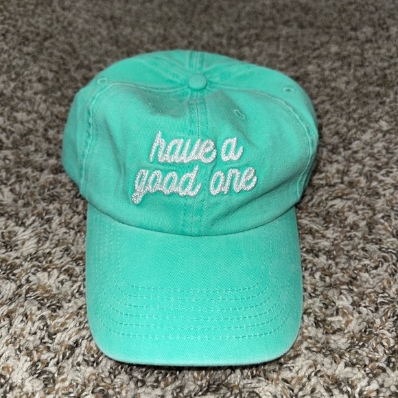 Accessories | Have A Good One Goodpop Merch Teal Ballcap | Poshmark
